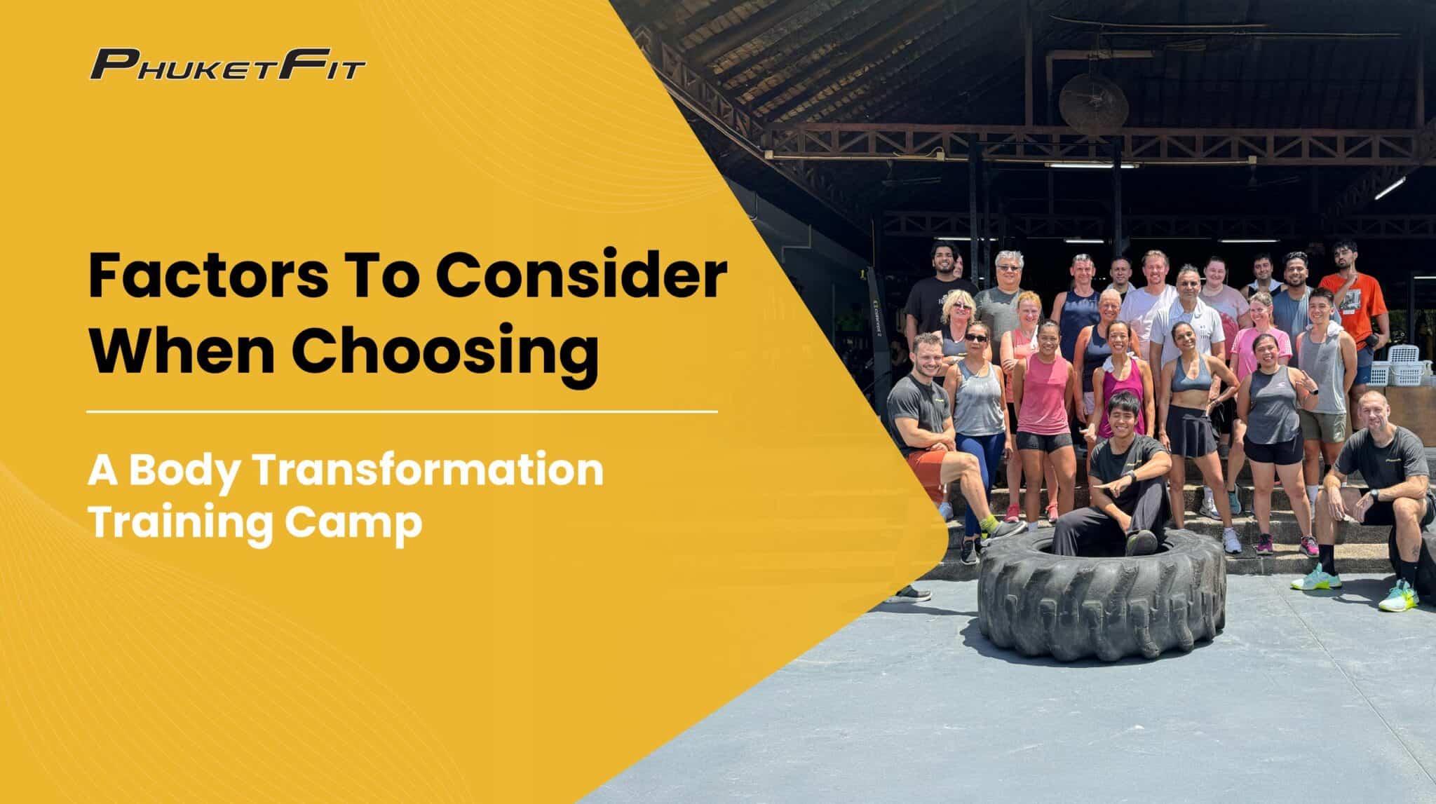 How to Choose a Body Transformation Training Camp